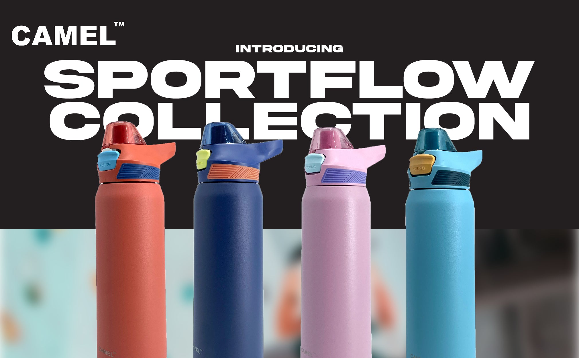 SPORTFLOW Collection - Hot & Cold Vacuum Bottles - Camel Flasks – Camelflasks