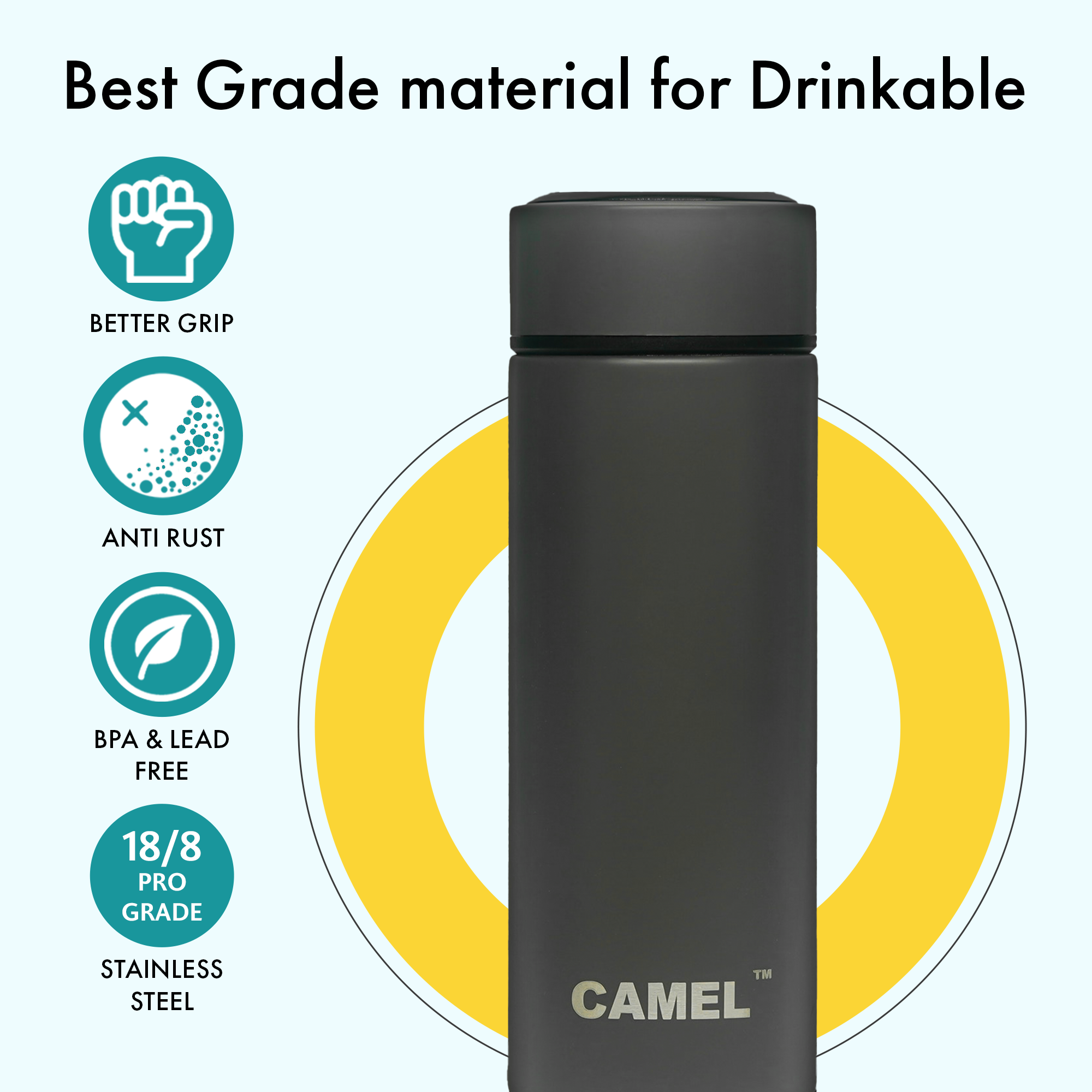 HALO Collection - Hot & Cold Vacuum Bottles - Camel Flasks – Camelflasks