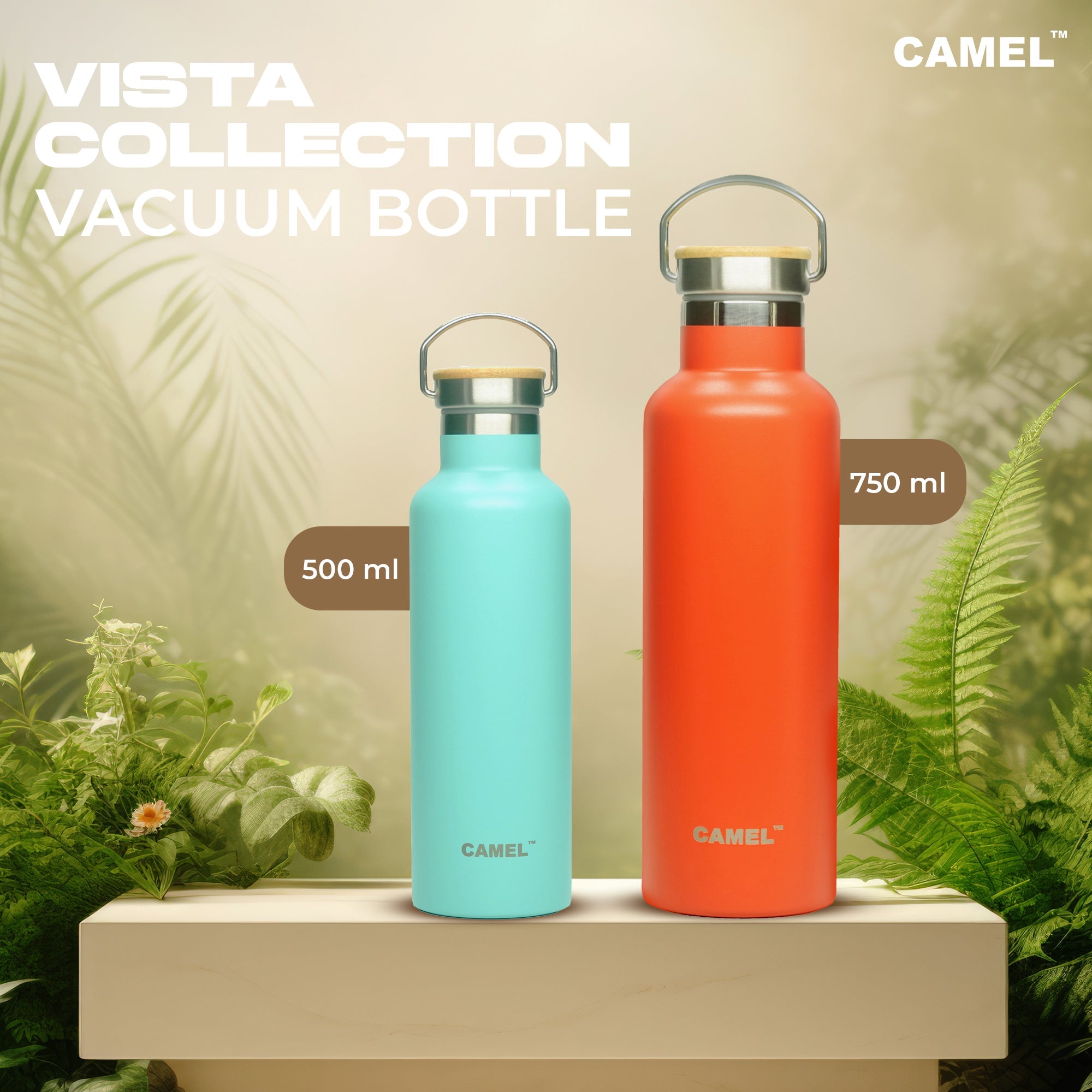 VISTA Collection - Hot & Cold Vacuum Bottle - Camel Flasks – Camelflasks